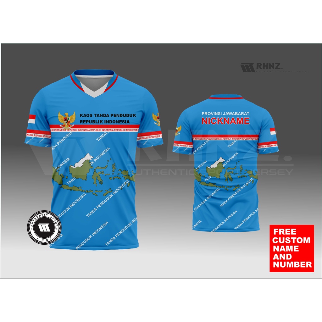 Jual JERSEY PRINTING KTP CUSTOM TERBARU 2023/KAOS BAJU WANGKI KTP/KAOS ...