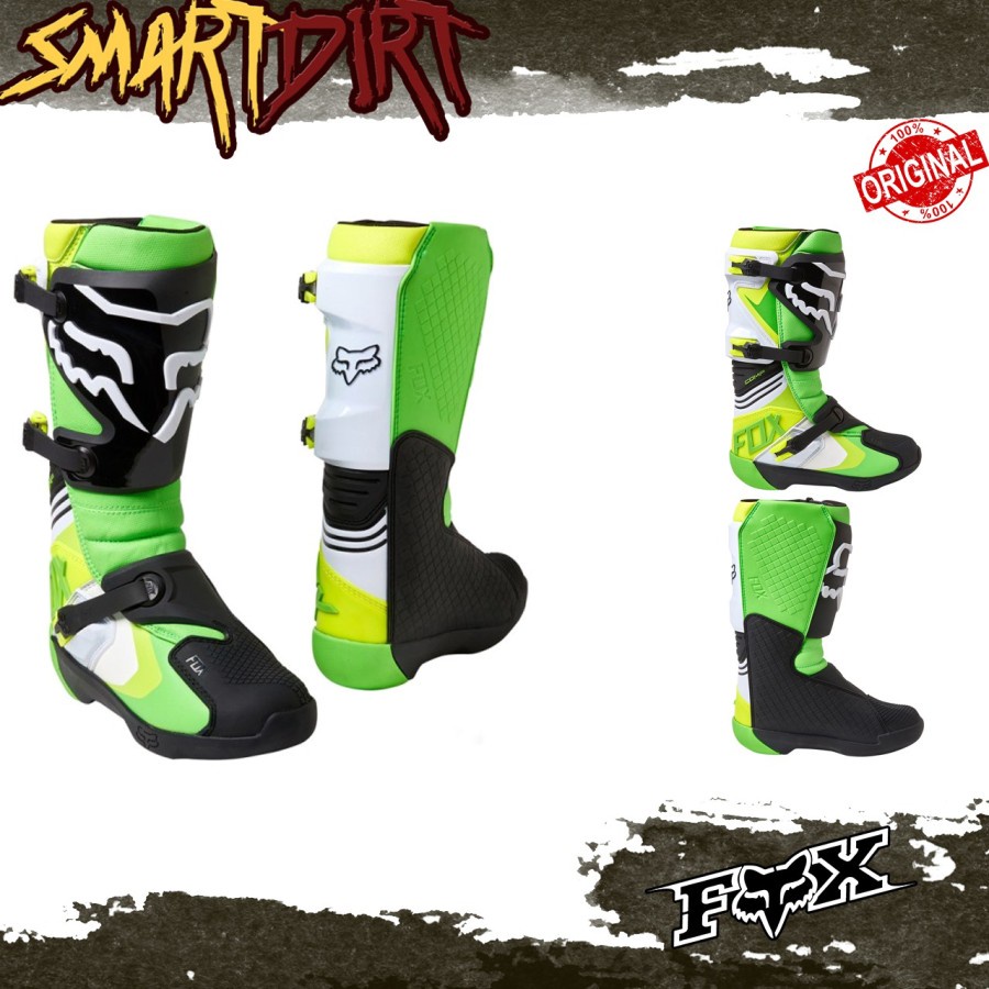 Jual BOOTS CROSS FOX COMP GREEN YELLOW SEPATU TRAIL FOX COMP BOOT GREEN ...