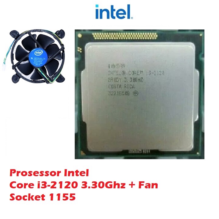 Jual PROSESSOR INTEL CORE I3-2120 3.30GHZ SOCKET 1155 - PROCESSOR INTEL ...