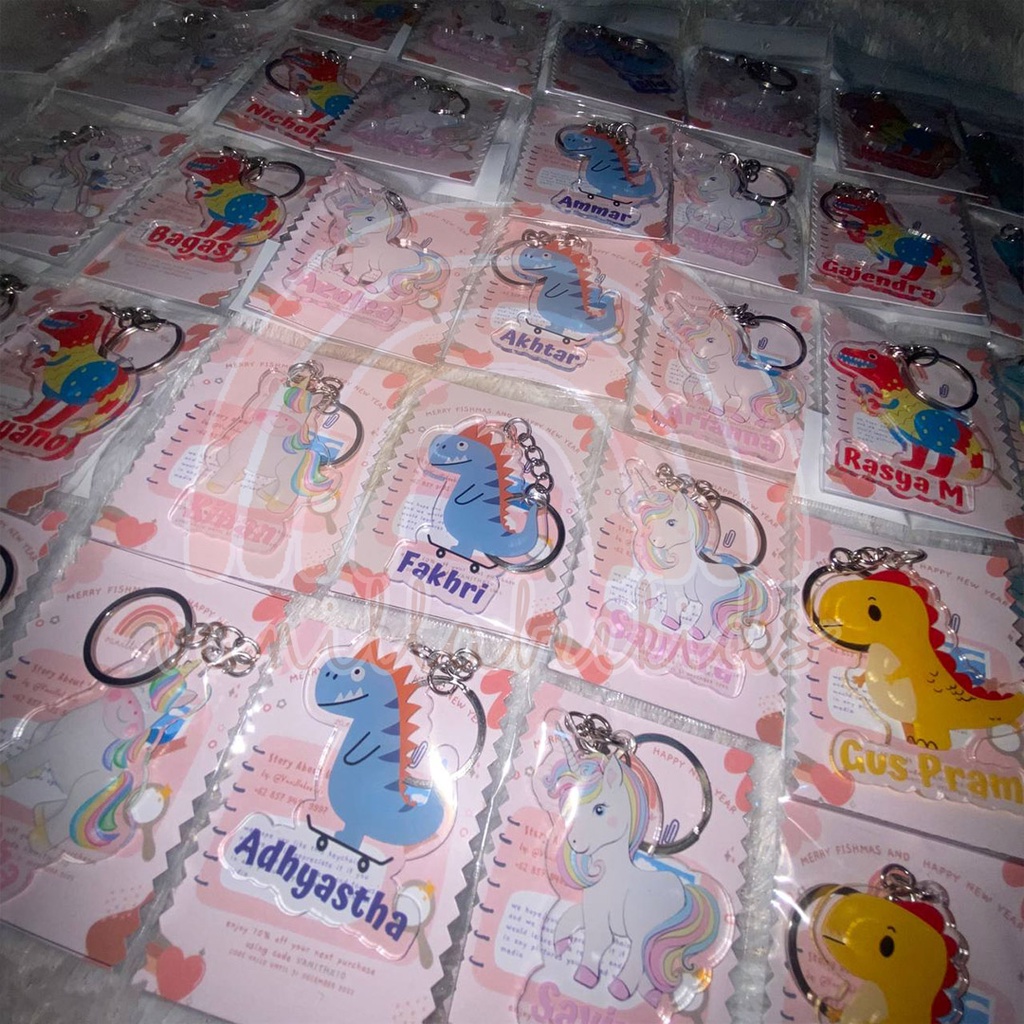 Jual CUSTOM KEYCHAIN 6x5cm 1 sisi (khusus pemesanan banyak) | Shopee ...