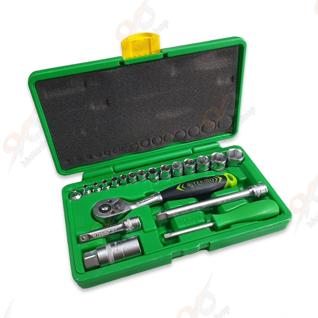 Jual Tekiro Kunci Shock Sock Sok Socket Set 10 21 Pcs | Shopee Indonesia