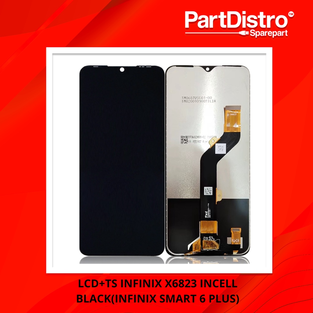 Jual LCD+TS INFINIX X6823 (INFINIX SMART 6 PLUS) BLACK INCELL | Shopee ...