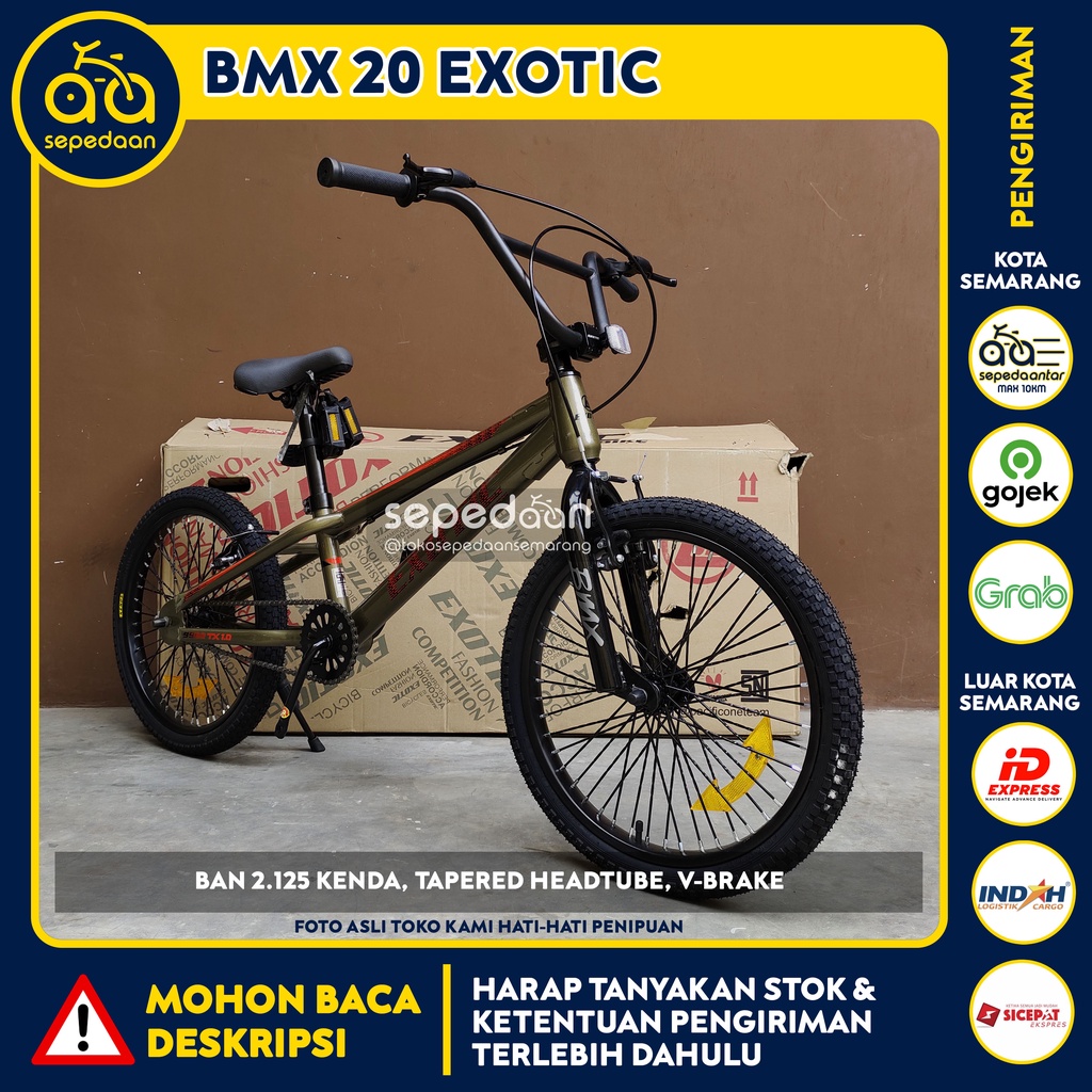 Jual Sepeda Anak Dewasa BMX 20" EXOTIC - 2 (CARGO) | Shopee Indonesia