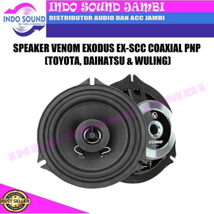 Jual SPEAKER VENOM EXODUS EX-SCC COAXCIAL TOYOTA, DAIHATSU & WULING ...