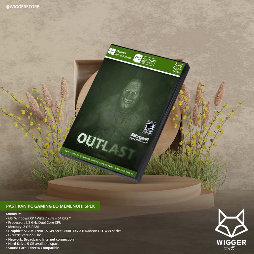 Jual OUTLAST COMPLETE HORROR 2013 CONNECT ONLY GAME PC | Shopee Indonesia