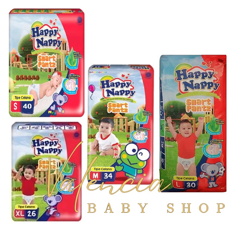 Jual HAPPY NAPPY SMART PANTS S40/M32/L28/XL24 | Shopee Indonesia
