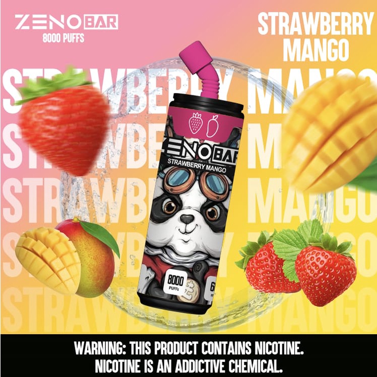 Jual ZENO BAR Disposable Pods 8000 puffs 20ml | Shopee Indonesia