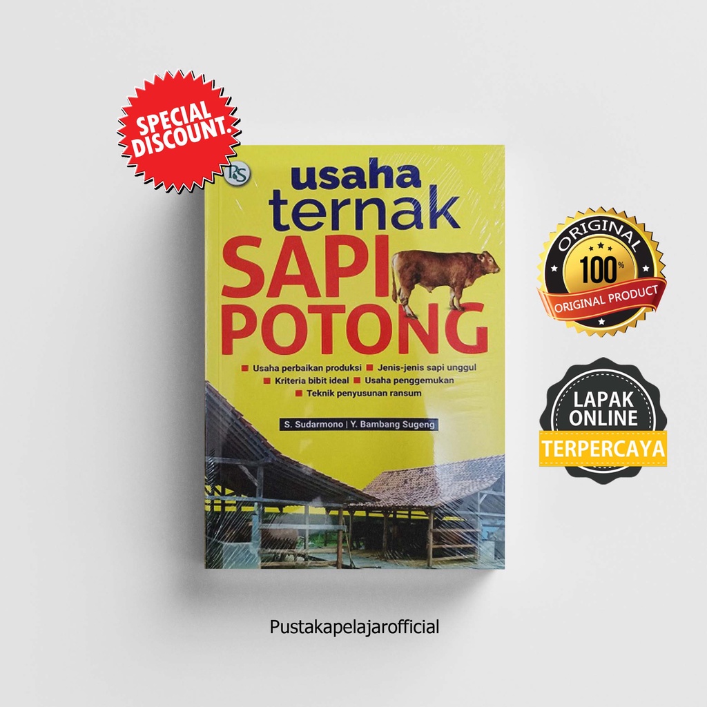 Jual BUKU ORI USAHA TERNAK SAPI POTONG - S. SUDARMONO - PENEBAR SWADAYA ...