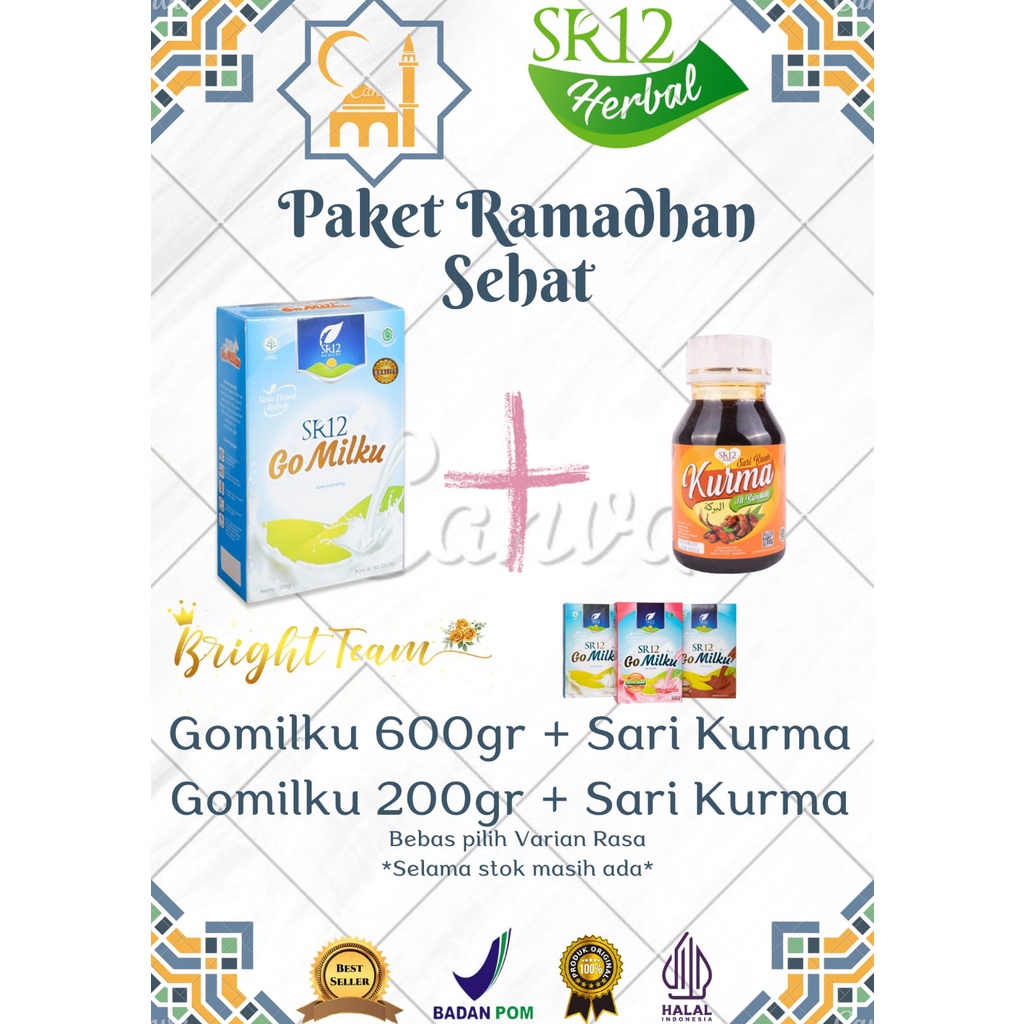 Jual Paket Ramadhan Sehat / Paket Puasa Sehat / Susu Etawa Gomilku dan ...