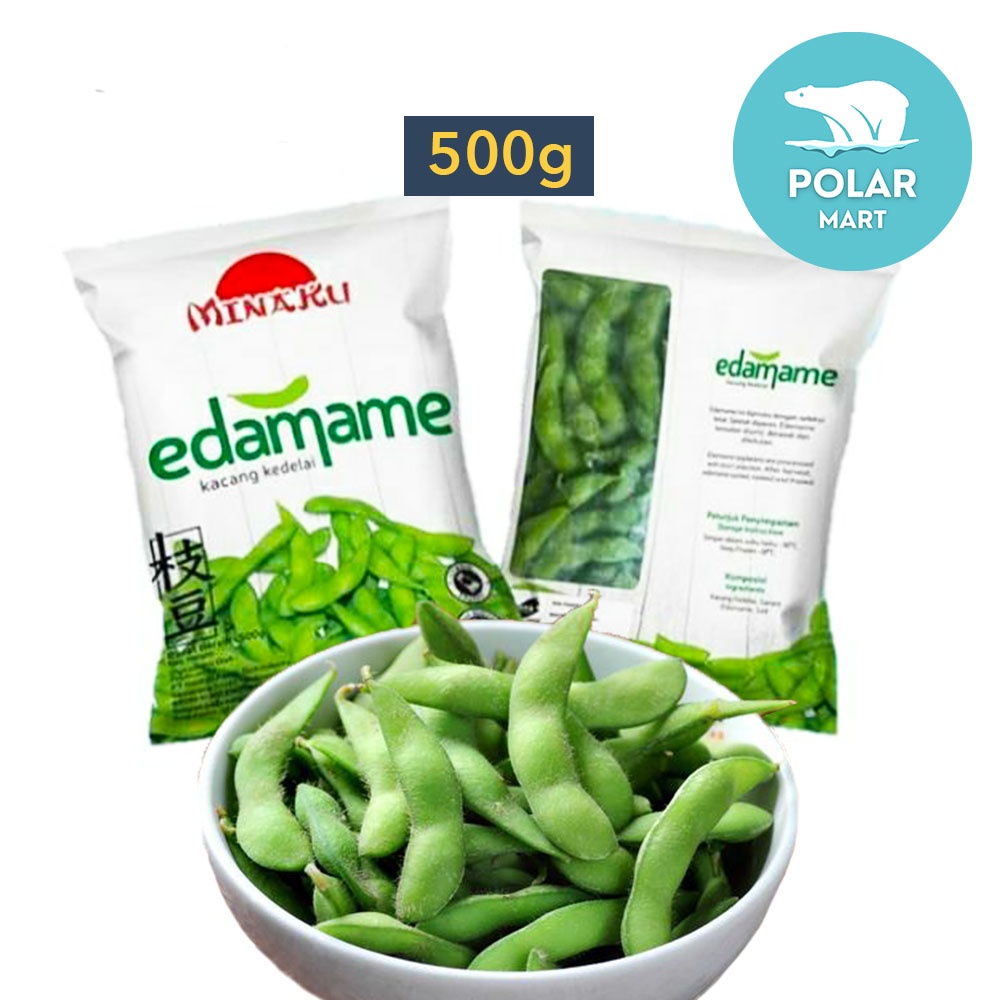 Jual Minaku Edamame Kacang Kedelai 500 Gram (FROZEN FOOD BANDUNG ...