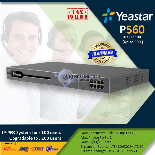 Jual Yeastar P560 - IPPBX Phone System Max 100 User [Enterprise Plan ...