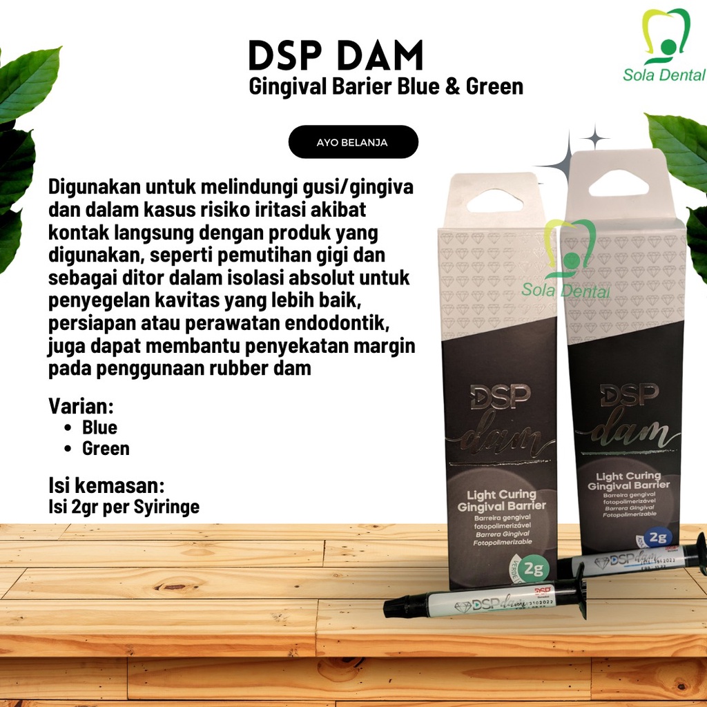 Jual DENTAL DSP DAM / GUM GINGIVAL GINGIVA BARRIER PROTECTION TEETH ...
