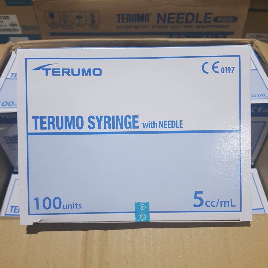 Jual Spuit 5cc Terumo/ Syringe 5cc Terumo / Syringe 5ml Terumo / Terumo 5cc-BOX | Shopee Indonesia