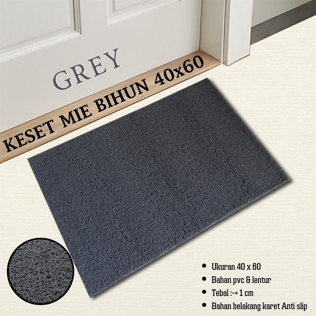 Jual Keset Mie Bihun Grey Bahan PVC Uk 40x60 | Shopee Indonesia