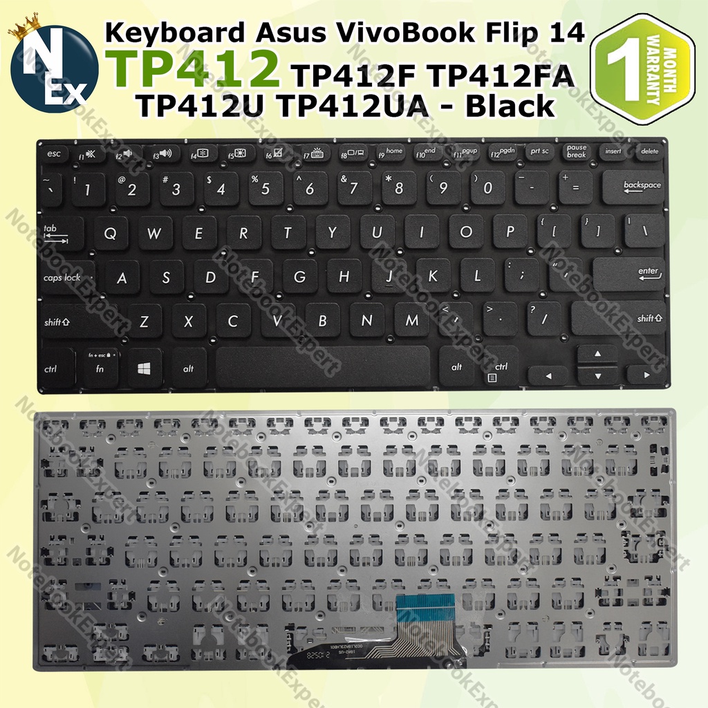 Jual Keyboard Asus VivoBook Flip 14 TP412 TP412F TP412FA TP412U TP412UA ...