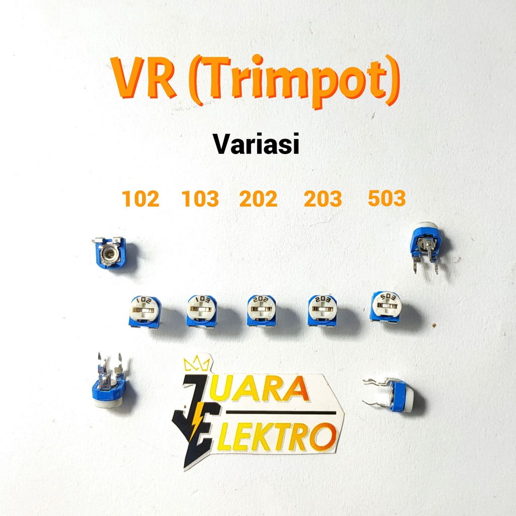 Jual TRIMPOT Trimmer Variable VR Blue | VR TRIMPOT Biru Berbagai ...