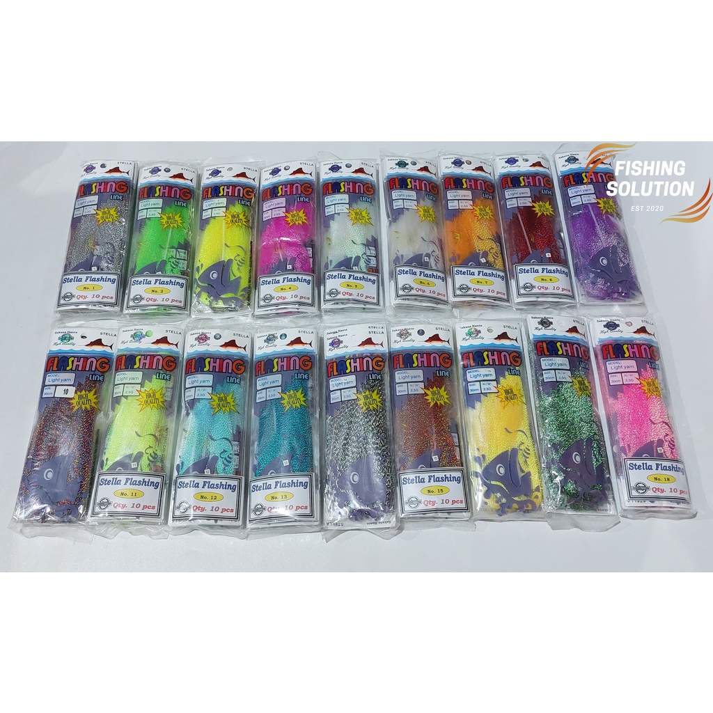 Jual Bulu Mutiara / Benang Kilap Sabiki / Fishing Line Stella Product ...