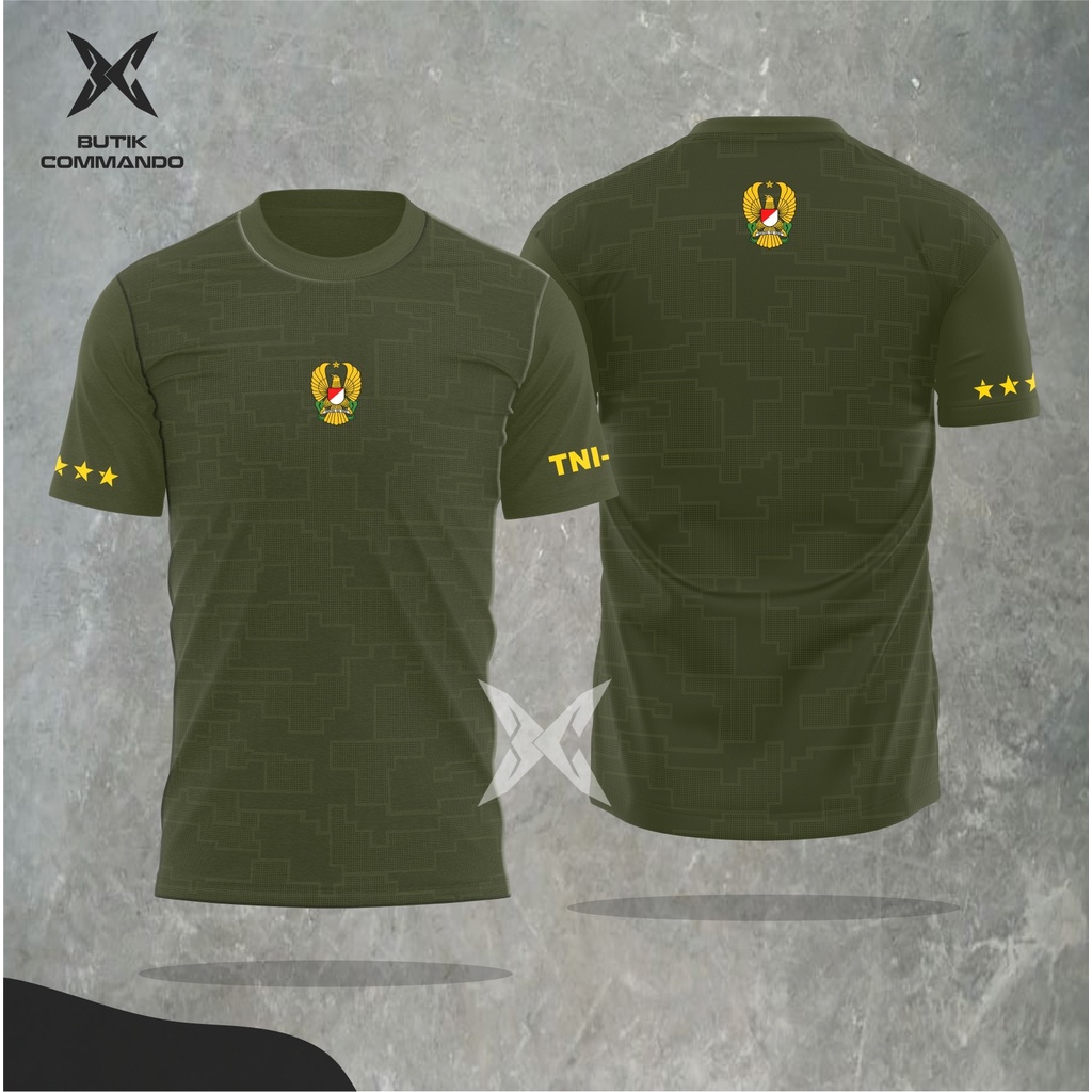 Jual Kaos Kasad Terbaru / Jersey Kasad Baru / Kaos PDL TNI AD Baru / Kaos TNI Multicam / Kaos ...