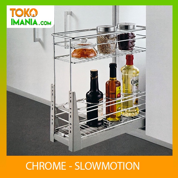 Jual Rak Botol Tarik Slow Motion Vitco SC 27316 SM | Shopee Indonesia