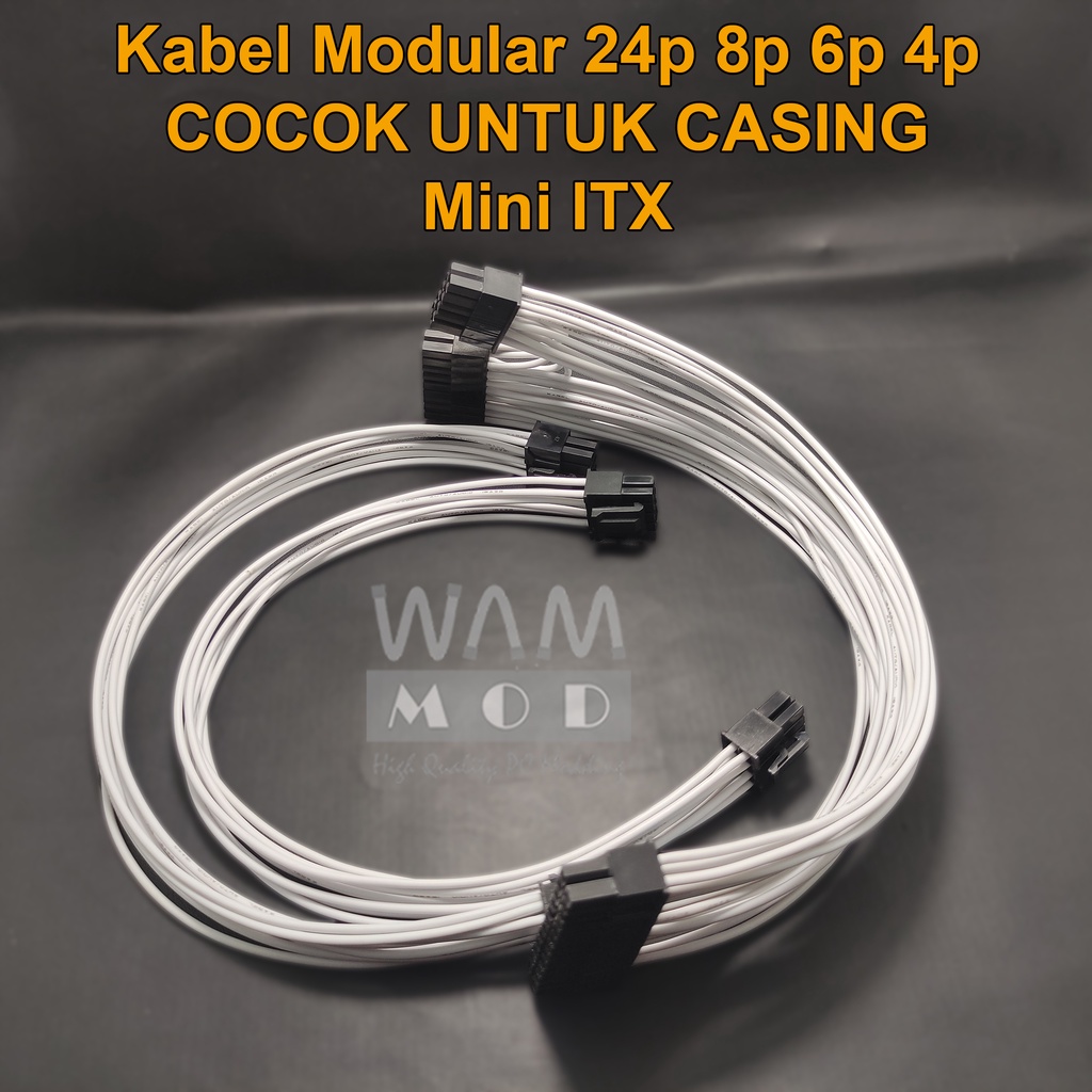 Jual KABEL PSU MODULAR - Kabel Polosan Tanpa Sleeving Ukuran Pendek ...