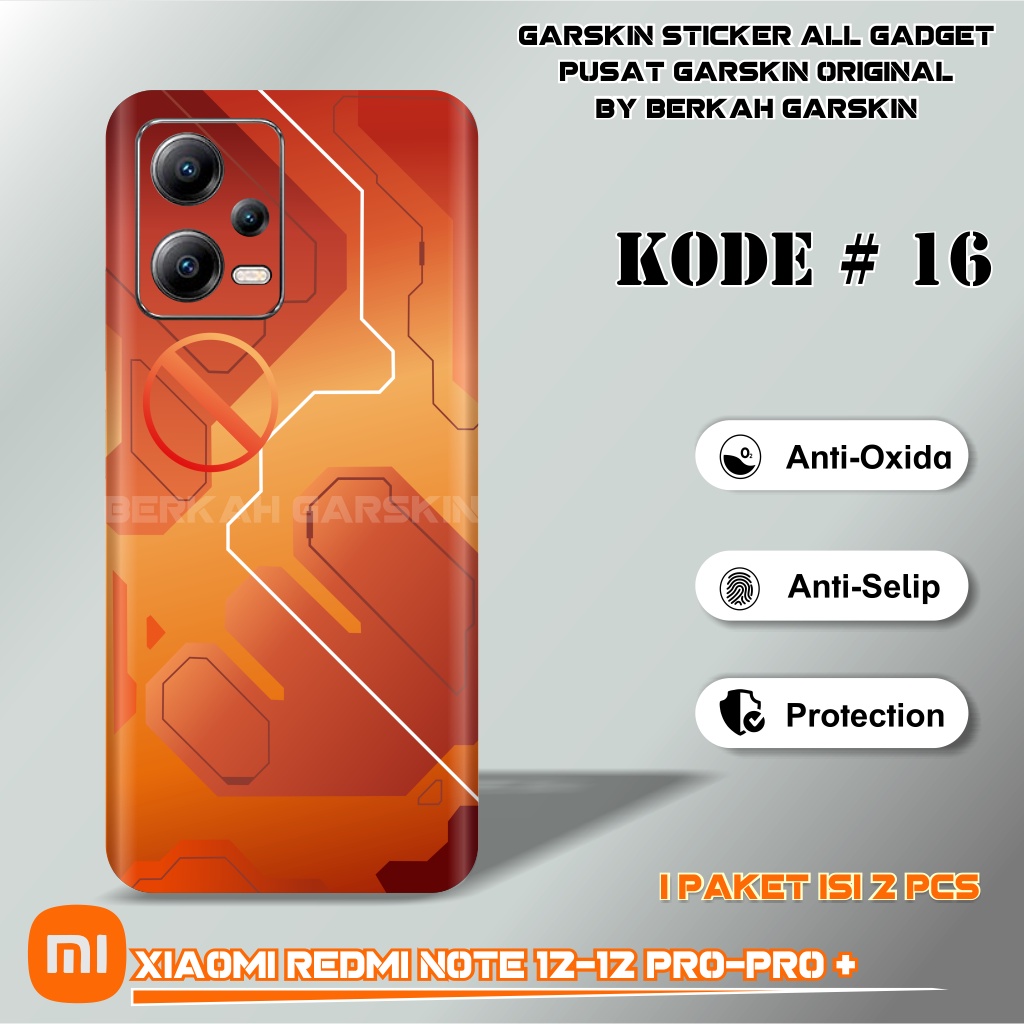 Jual (Isi 2 Pcs) Garskin Skin Protector Xiaomi Redmi Note 12- Note 12 ...
