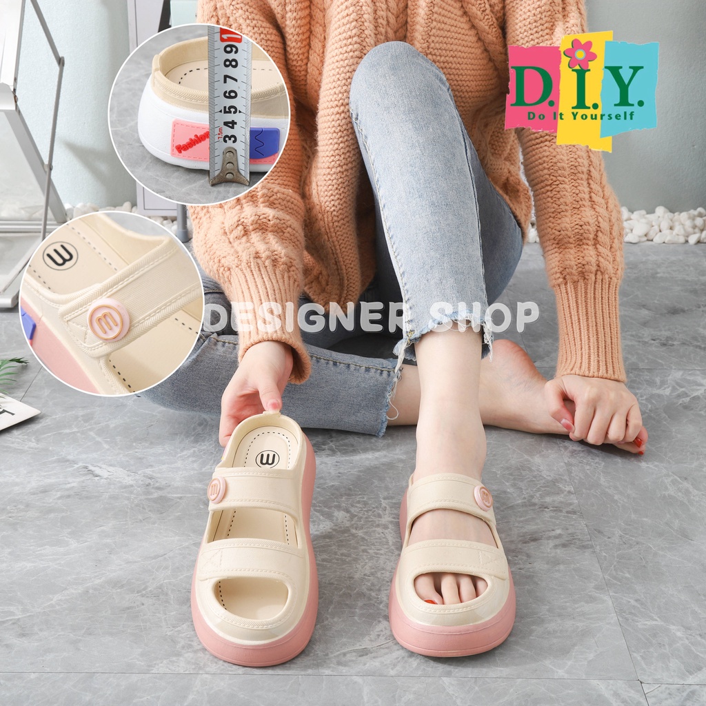Jual Sandal Wanita Ban Dua Terbaru Sendal Selop DIY | Shopee Indonesia