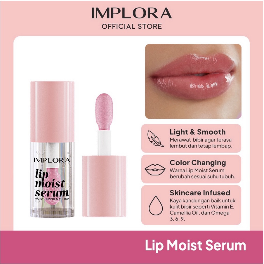Jual Implora Lip Moist Serum/Vitamin Bibir/Pelembab Bibir | Shopee ...