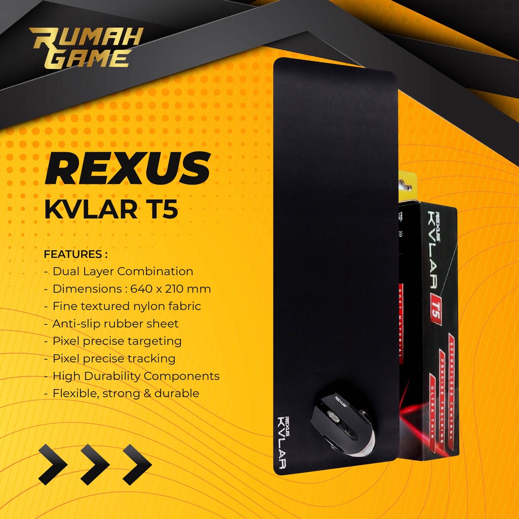 Jual Mouse Gaming Rexus T5 XL Panjang Polos | Shopee Indonesia