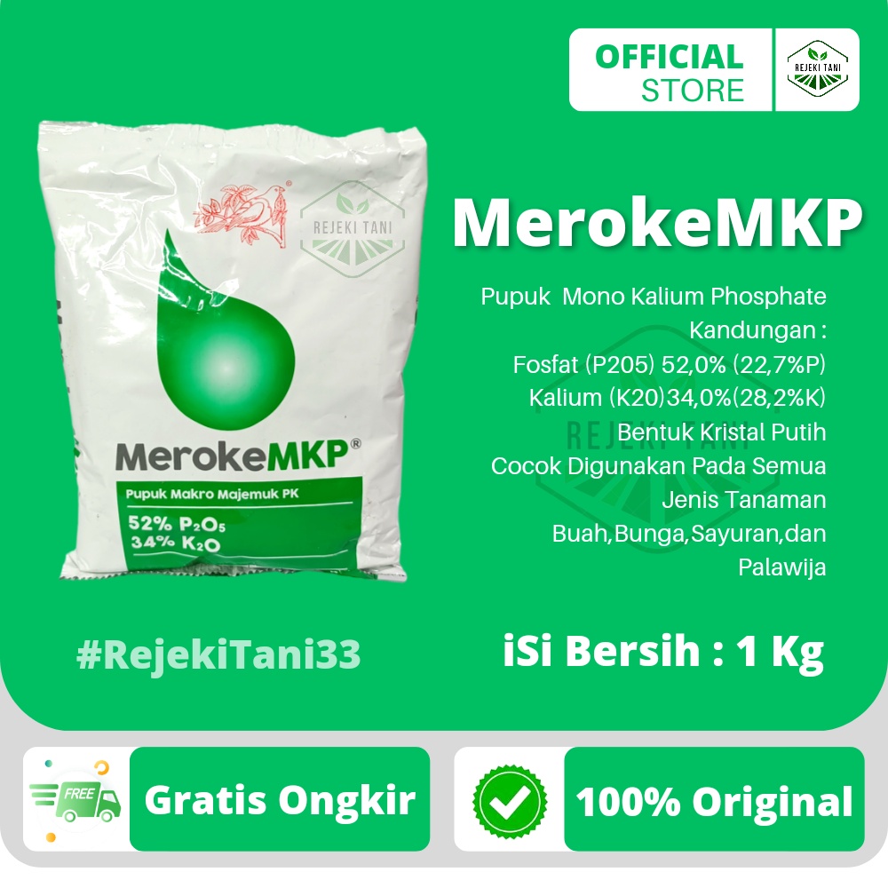 Jual Merauke Meroke MKP Mono Kalium Phosphate Isi 1kg | Shopee Indonesia