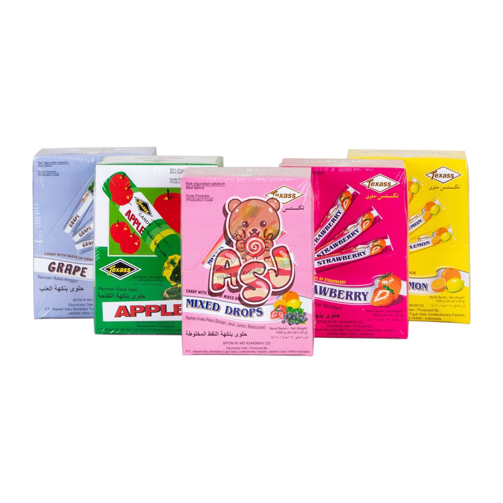 Jual PERMEN TEXAS ROLL ISI 24 X 42GR | Shopee Indonesia