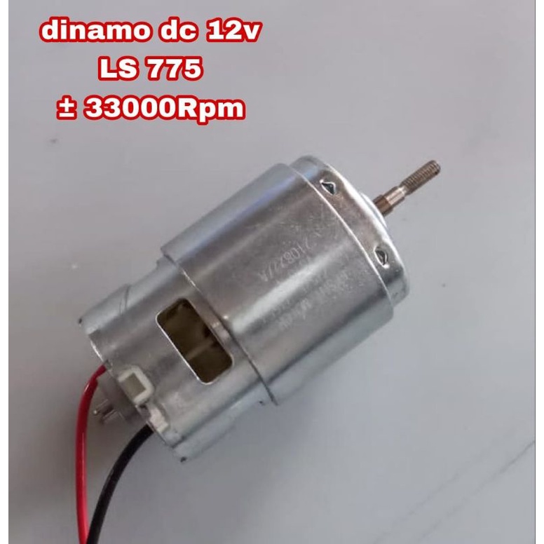 Jual Dinamo dc 12v LS 775 motor dc 12v 31000Rpm | Shopee Indonesia