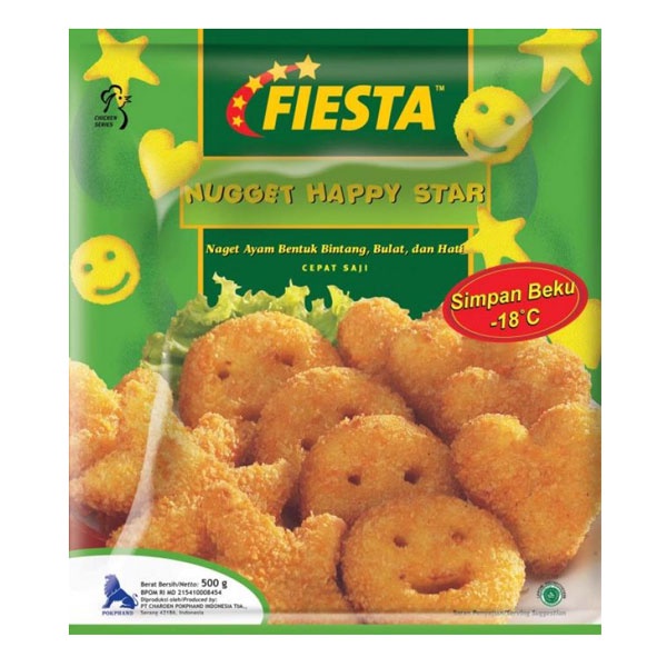 Jual FIESTA NUGGET HAPPY STAR 500 GR | Shopee Indonesia