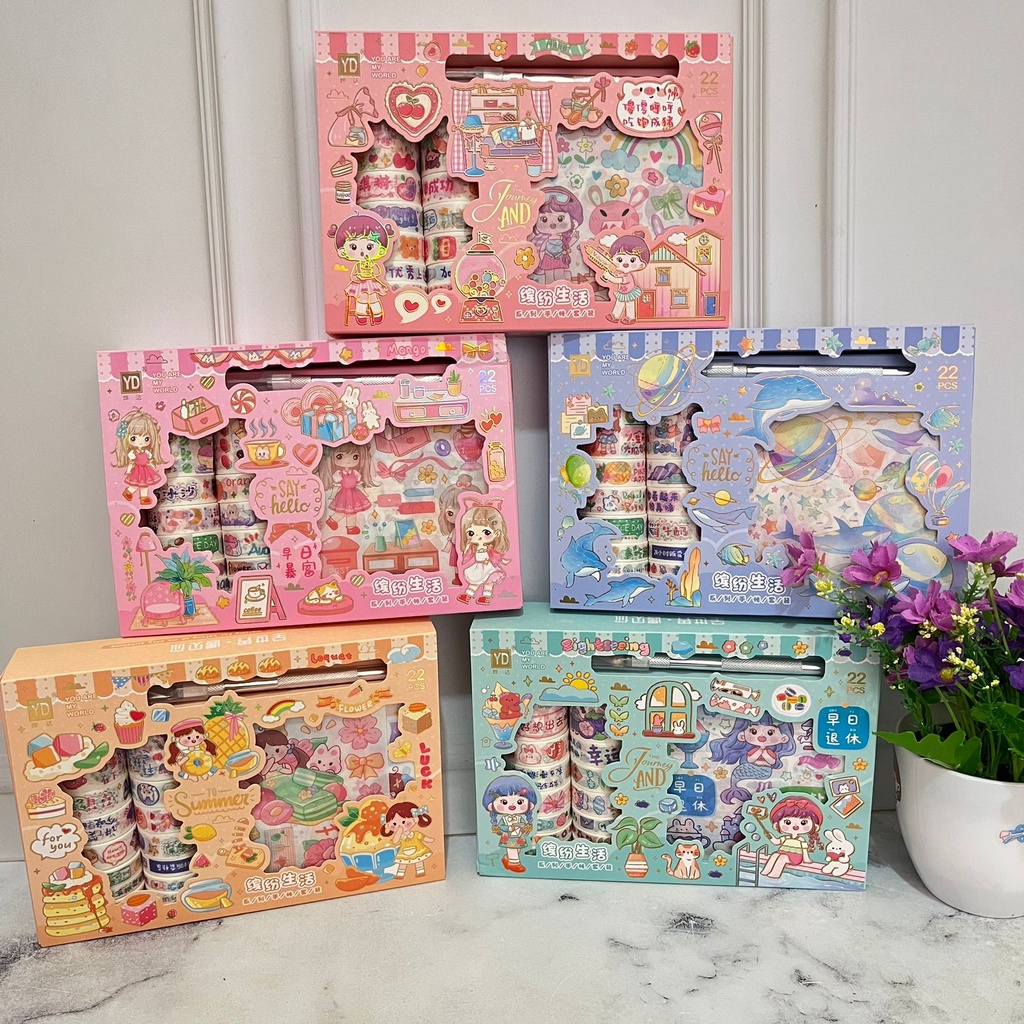 Jual PAKET STICKER IMUT MODEL LITTLE GIRL YD SZKD 1 SET LENGKAP READY 4 ...