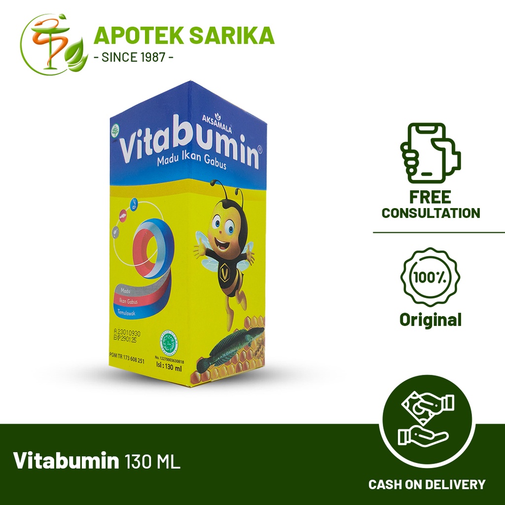 Jual Madu Vitabumin 130 Ml ( Madu Ikan Gabus ) | Shopee Indonesia