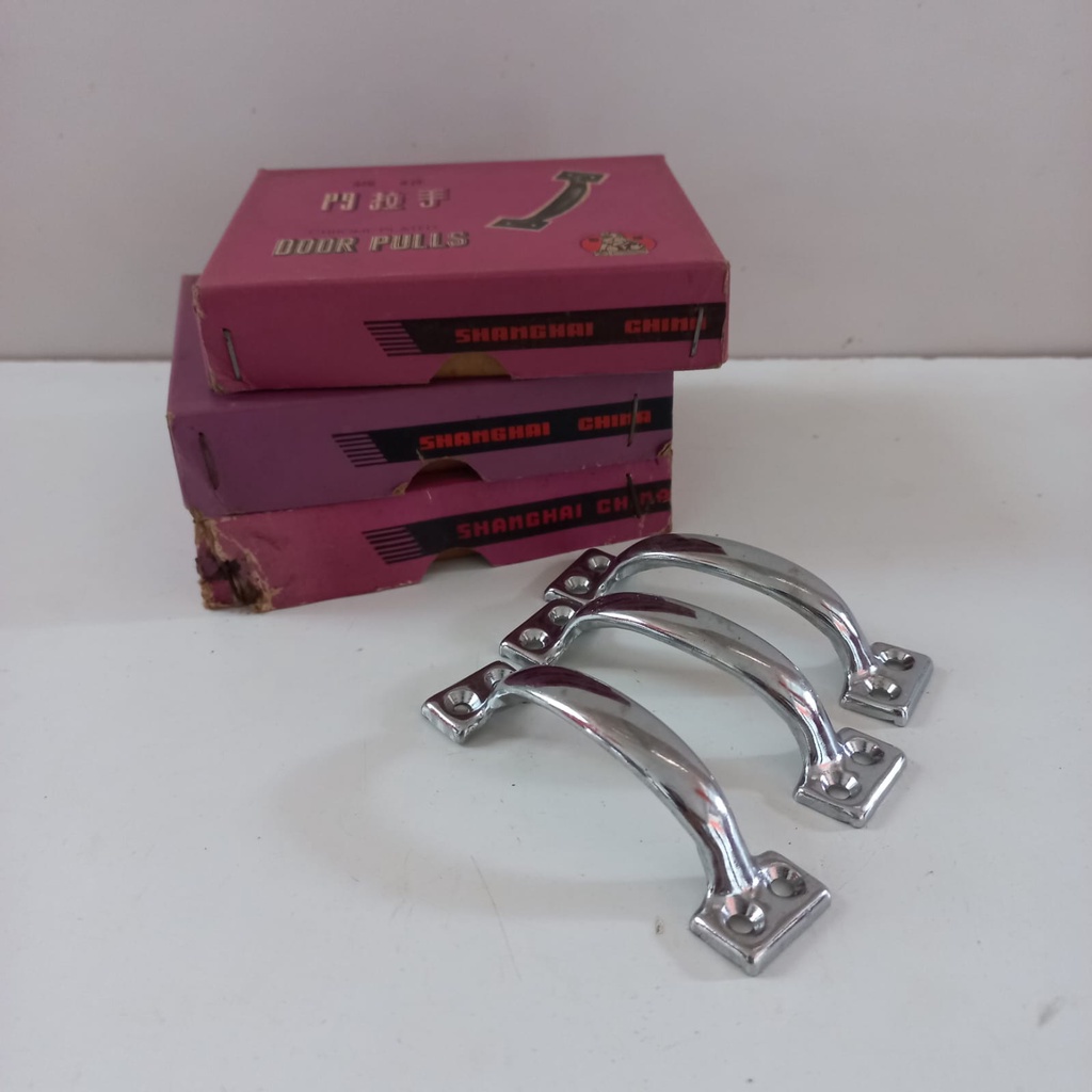 Jual LION BRAND handle pintu chrome/ gagang pintu 5 inch, 4 inch, 3 inch + sekrup | Shopee Indonesia