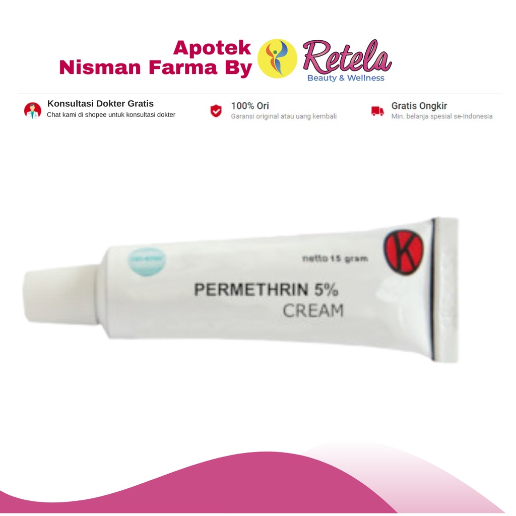 Jual Permethrin 5% Krim 30 gr / Infeksi Kulit / Skabies | Shopee Indonesia