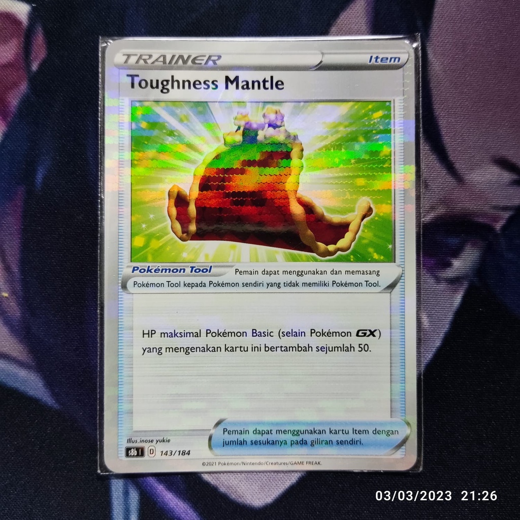 Jual pokemon (ID) toughness mantle - S8b 143/184 - MIRROR | Shopee ...