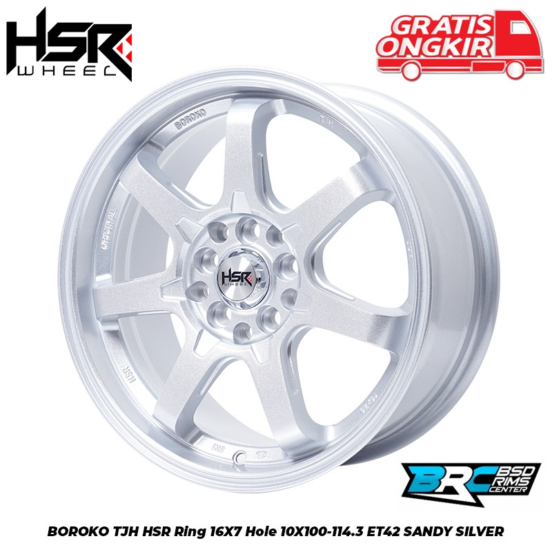 Jual VELG SIENTA ALTIS BOROKO TJH HSR R16X7 H10X100-114,3 ET42 SANDY ...