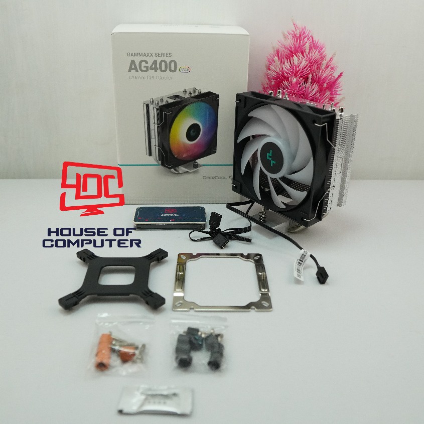 Jual FAN PROCESSOR DEEPCOOL AG400 A-RGB 1200 115x AM4 AM5 CPU LGA 1700 ...