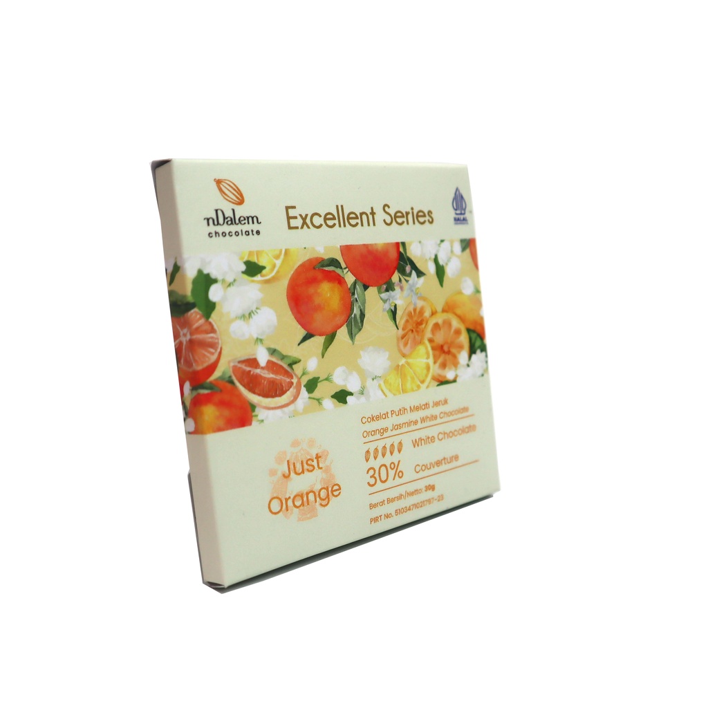 Jual Cokelat nDalem White Chocolate Orange Jasmine Flavor | Coklat ...