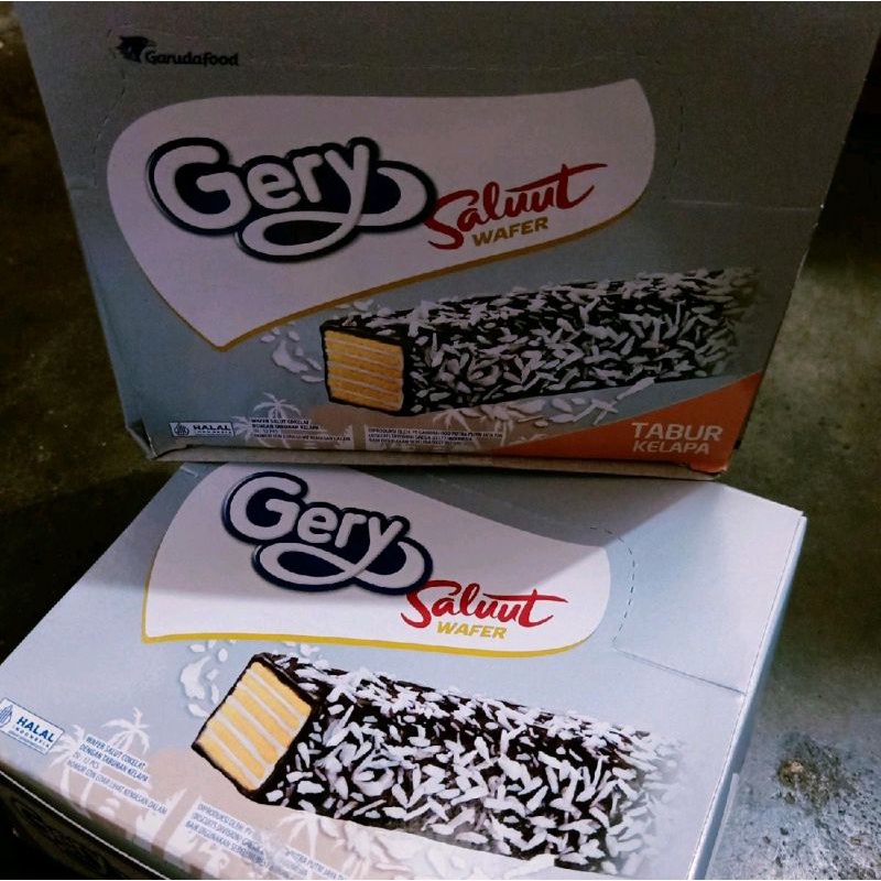 Jual gery salut wafer tabur kelapa box | Shopee Indonesia