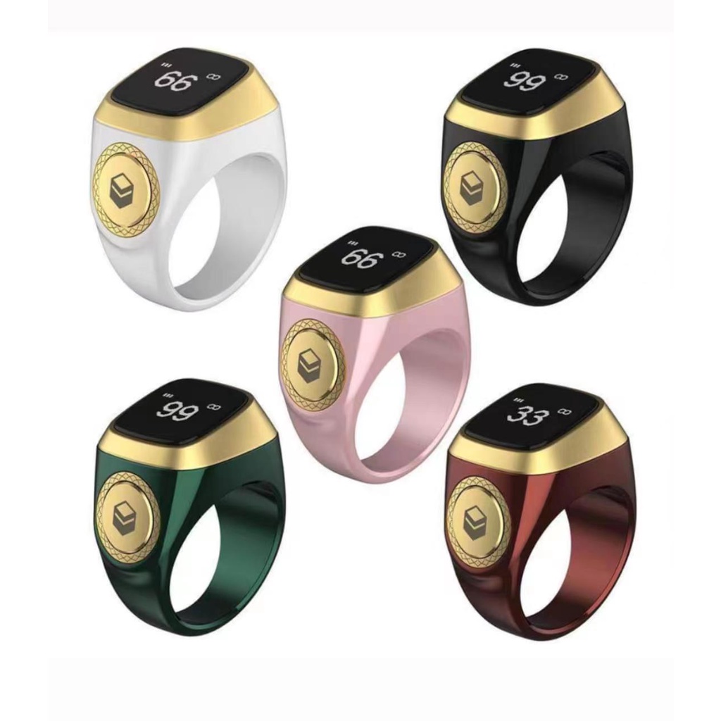 Jual Tasbih Digital Smart Ring iQibla M02 Pro dan Zikr1 Aluminium Alloy ...