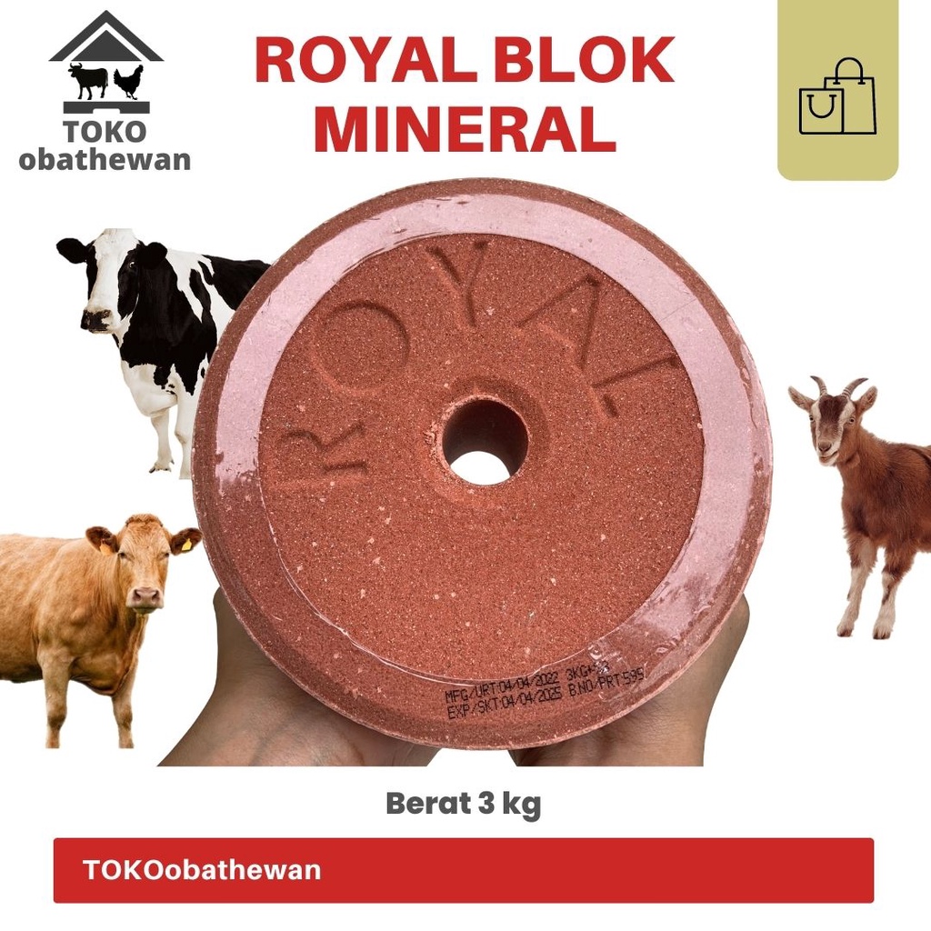 Jual ROYAL BLOK MINERAL 3 KG - MINERAL BLOK ROYAL - ROYAL BLOCK UNTUK ...