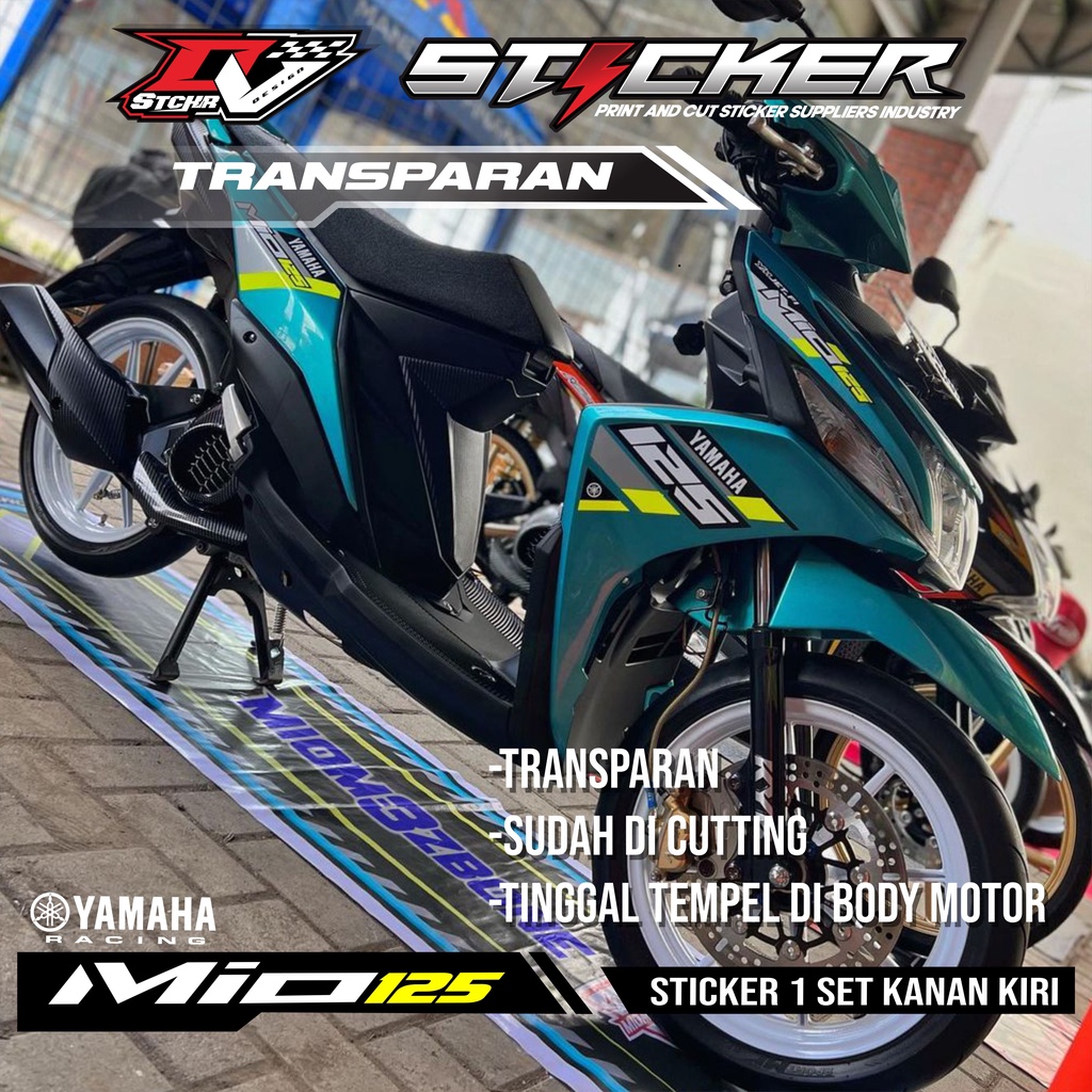 Jual Stiker Transparan Mio M3 papas Decal Striping Mio M3 / Mio Z / Mio ...