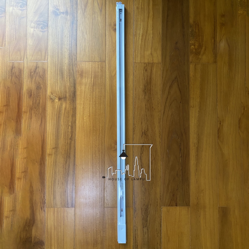 Jual KAP LAMPU SOROT RELL TRACK / PLAFON REL HITAM PUTIH FITTING E27 ...