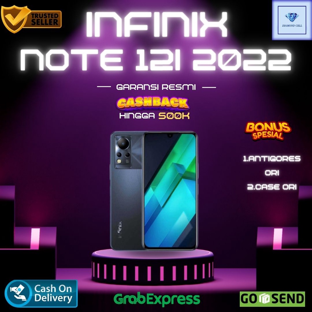 Jual INFINIX NOTE 12I 2022 RAM 6GB EXPANSI 5GB ROM 128GB GARANSI RESMI ...