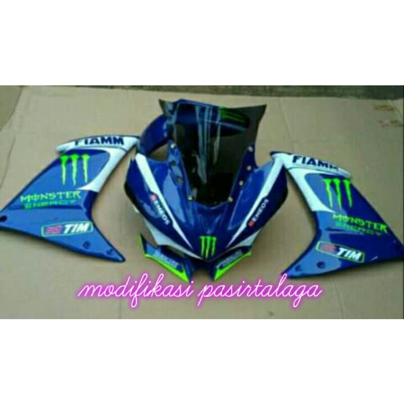 Jual headlamp r25 + winglet + sayap / fairing r25 + spakbor depan buat ...