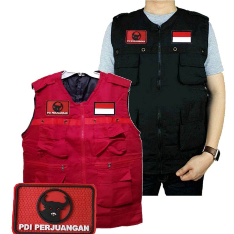 Jual ROMPI PDI PERJUANGAN/ ROMPI PARTAI PDI/ROMPI PDIP HITAM ROMPI ...