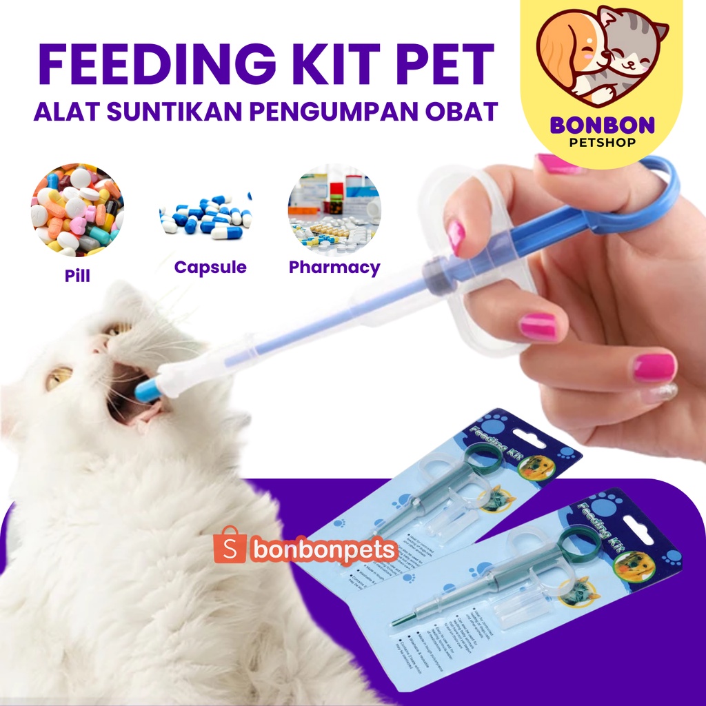Jual Feeding Kit Alat Pelontar Pil Tablet Anjing Kucing Alat Bantu ...