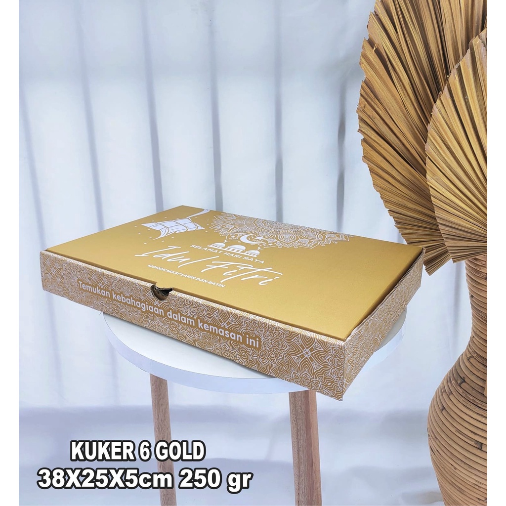 Jual 38X25X5cm/ KARDUS KUKER ISI 6 @250gram/ KARDUS BOX KUE/ HAMPERS ...